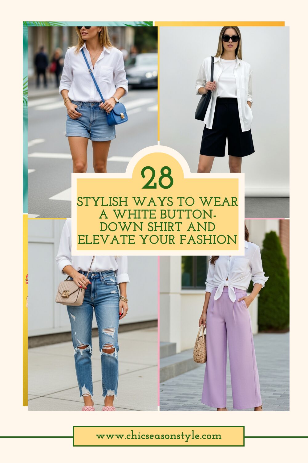 28 Stylish Ways to Wear a White Button-Down Shirt and Elevate Your ...