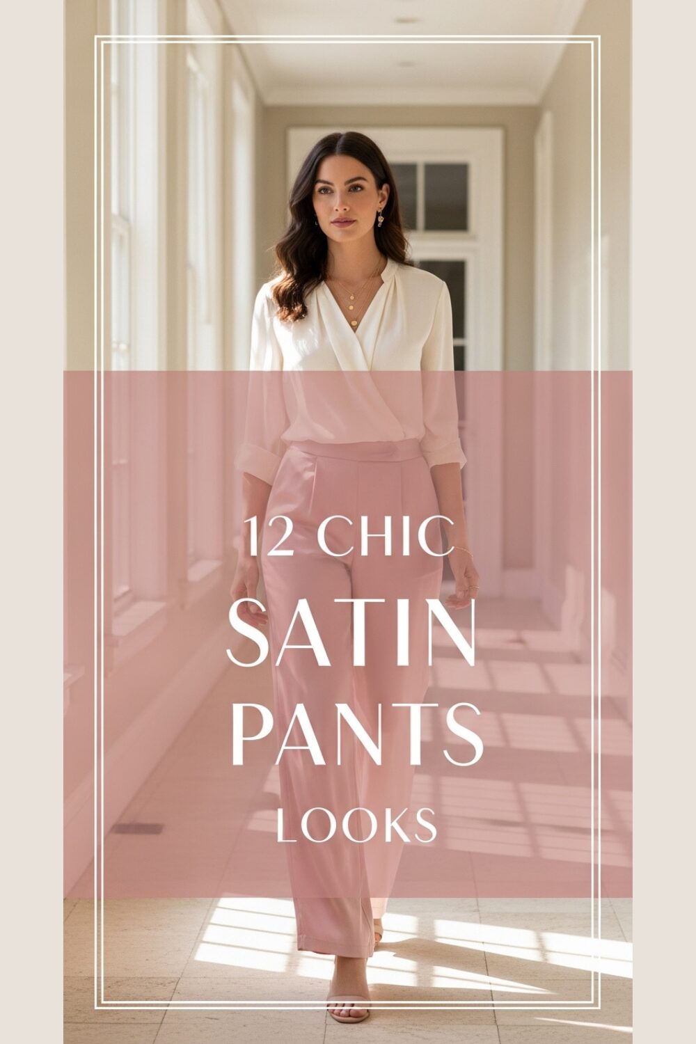 12 Glamorous Satin Pants Outfits for Timeless Style with Chic Season ...