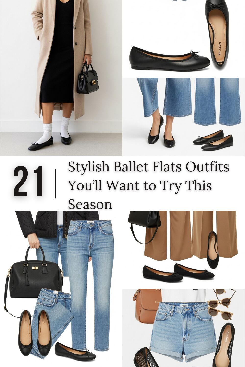 21 Stylish Ballet Flats Outfits You’ll Want to Try This Season | Chic ...