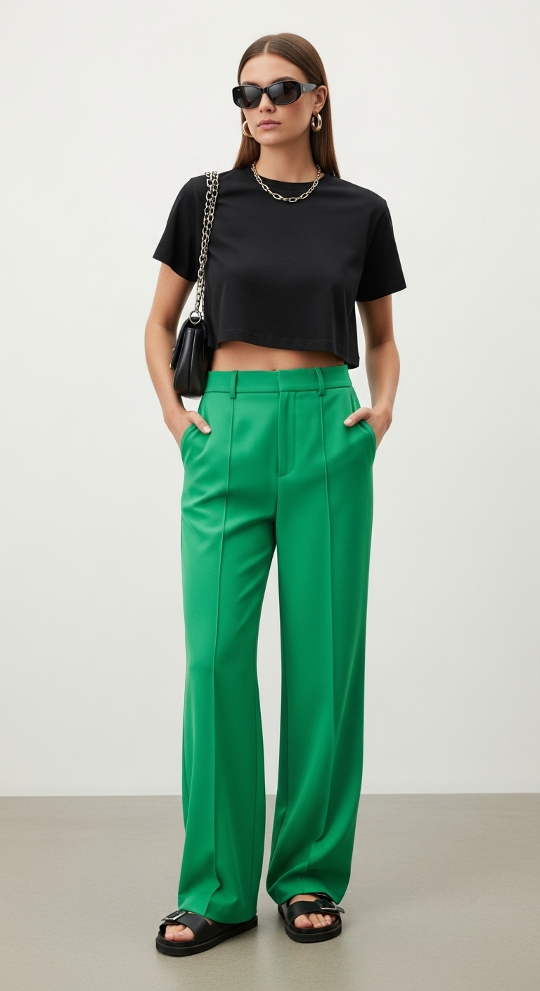 20 Green Pants Outfits to Elevate Your Style | Chic Season Style
