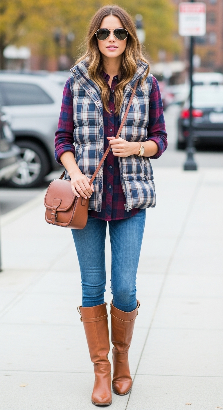 23 Chic Puffer Vest Outfits You’ll Want to Wear This Season | Chic ...