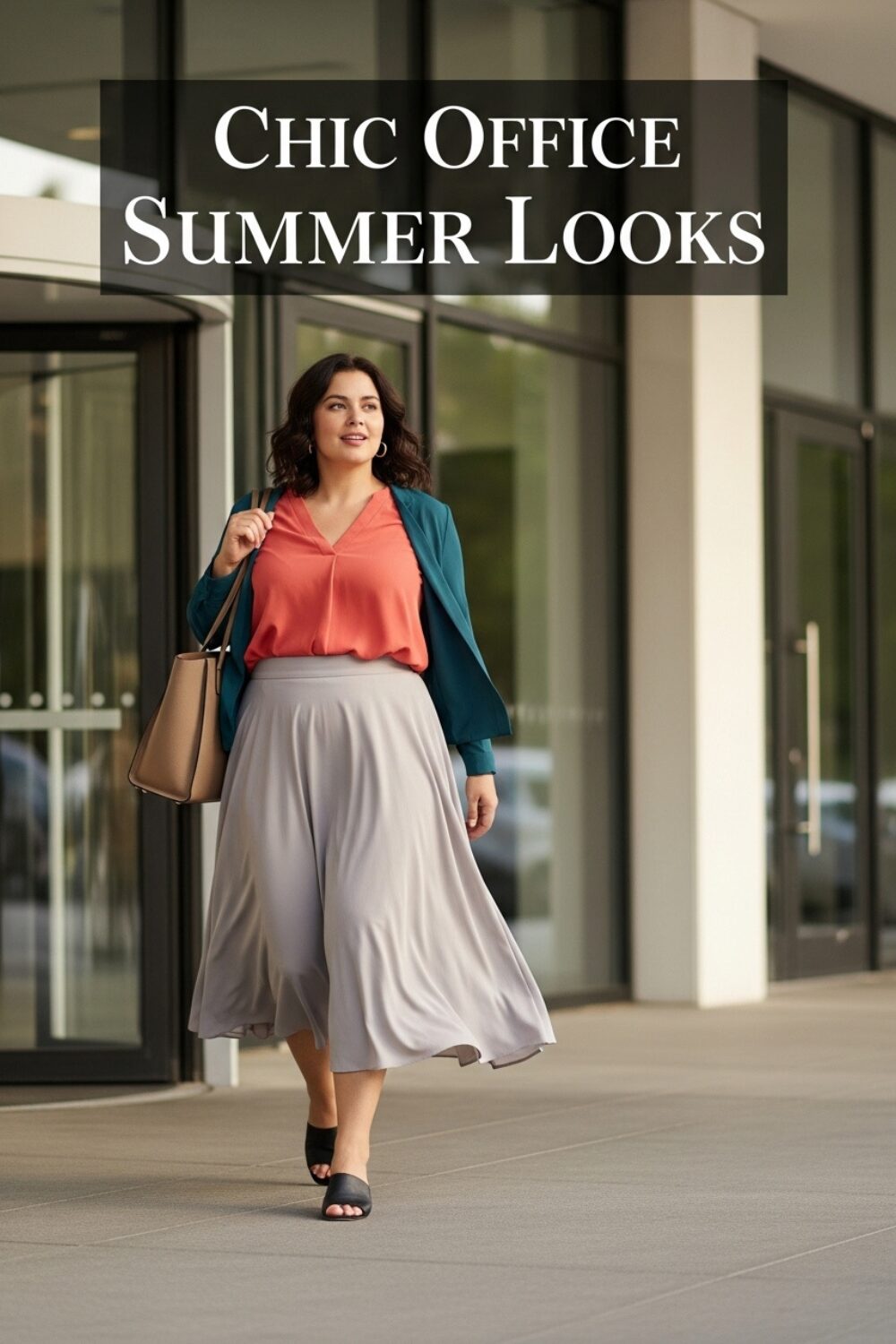 15 Plus Size Summer Office Outfits for Working Curvy Women | Chic ...