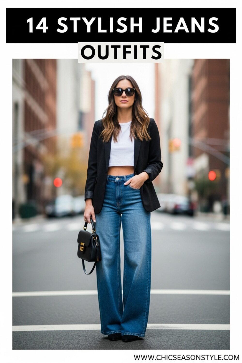 14 Stylish Wide Leg Jeans Outfits to Boost Your Everyday Look | Chic ...
