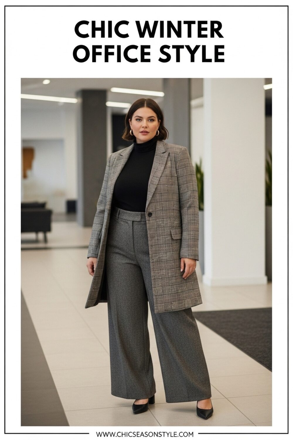 12 Plus Size Winter Corporate Outfits Curvy Women Love | Chic Season Style